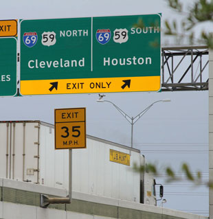 Houston's Eastex Freeway Now I-69
